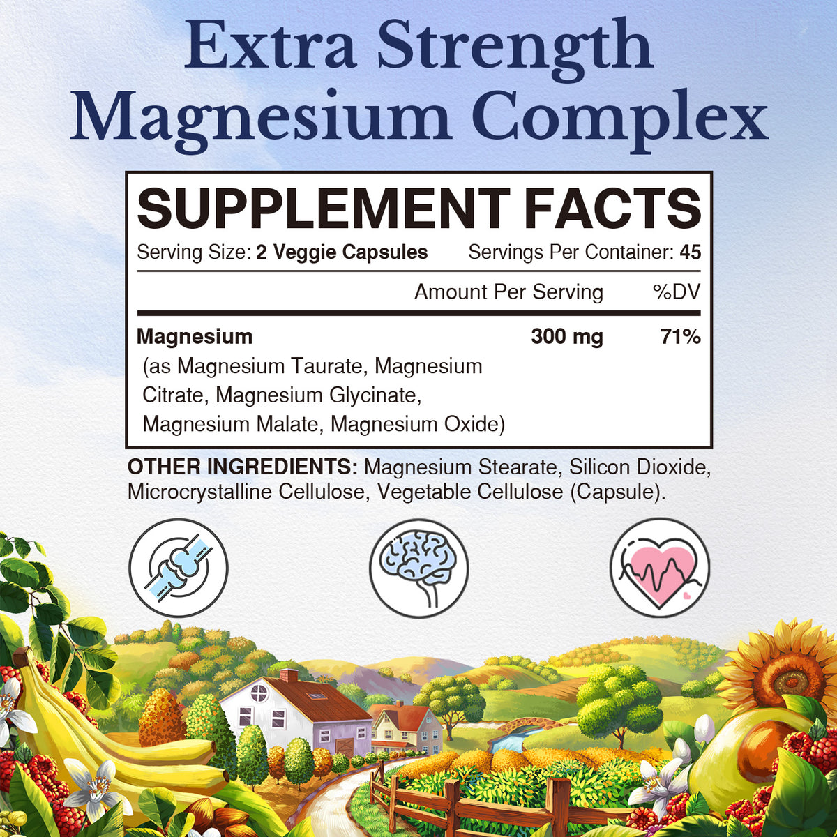 Extra Strength Magnesium Complex – Vitalitown